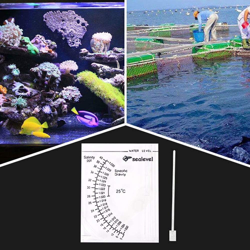 Mdesiwst Seawater Hydrometer Aquarium Water Concentration Aquaculture ...