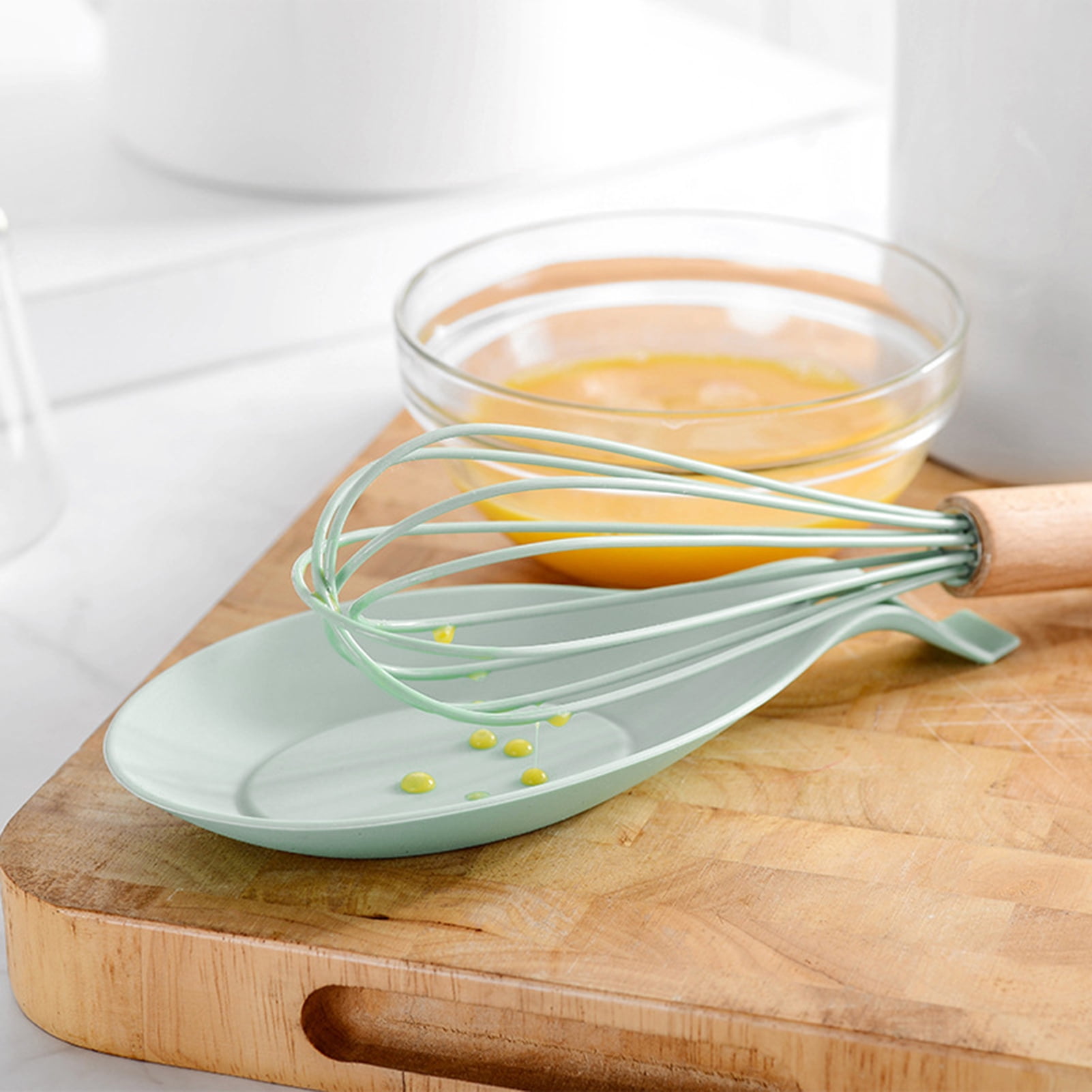 Mdesiwst Spoon Holder Stretchy Anti-slid Base Silicone Practical Heat ...