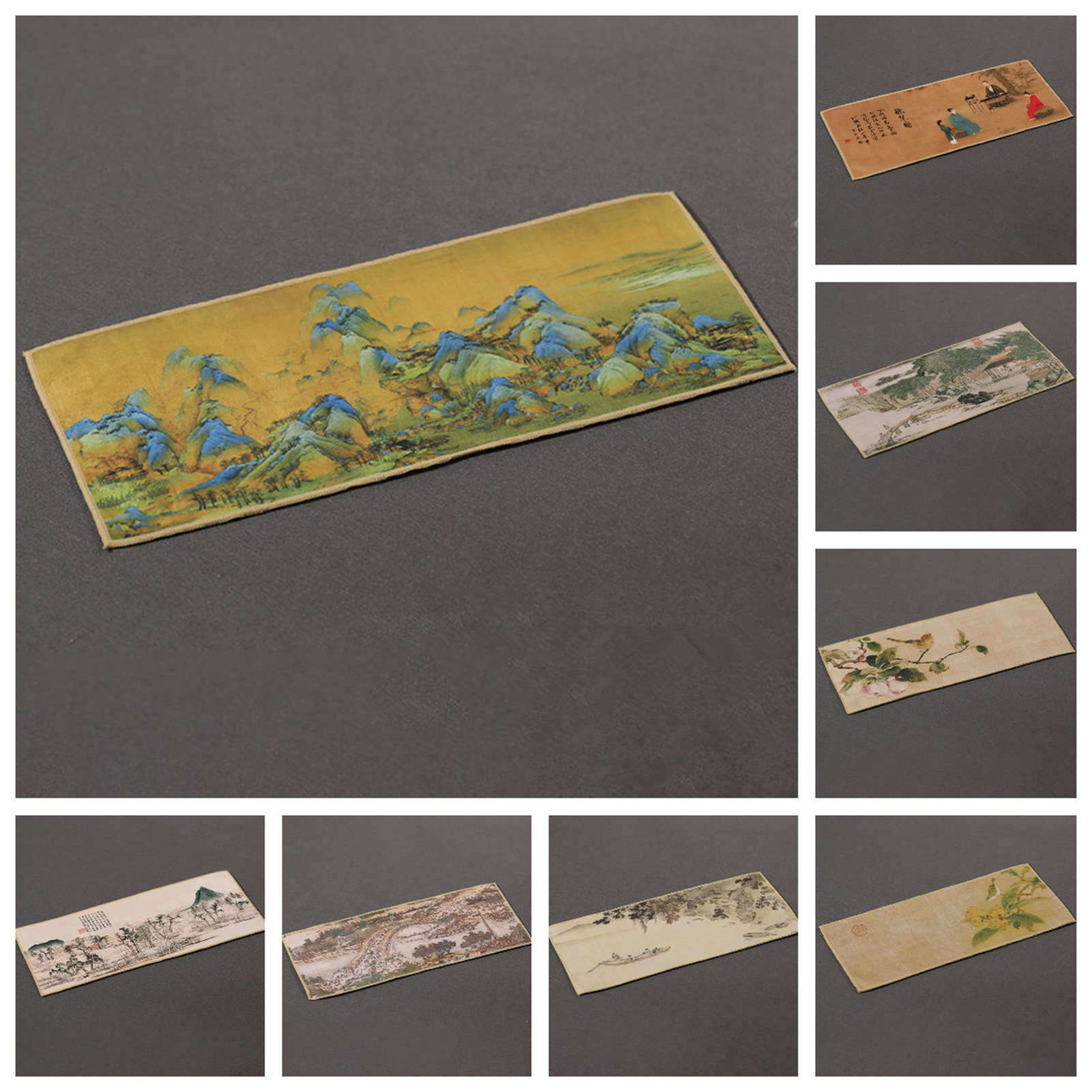 Mdesiwst Tea Towel Chinese Painting Tea Coaster Exquisite Workmanship ...