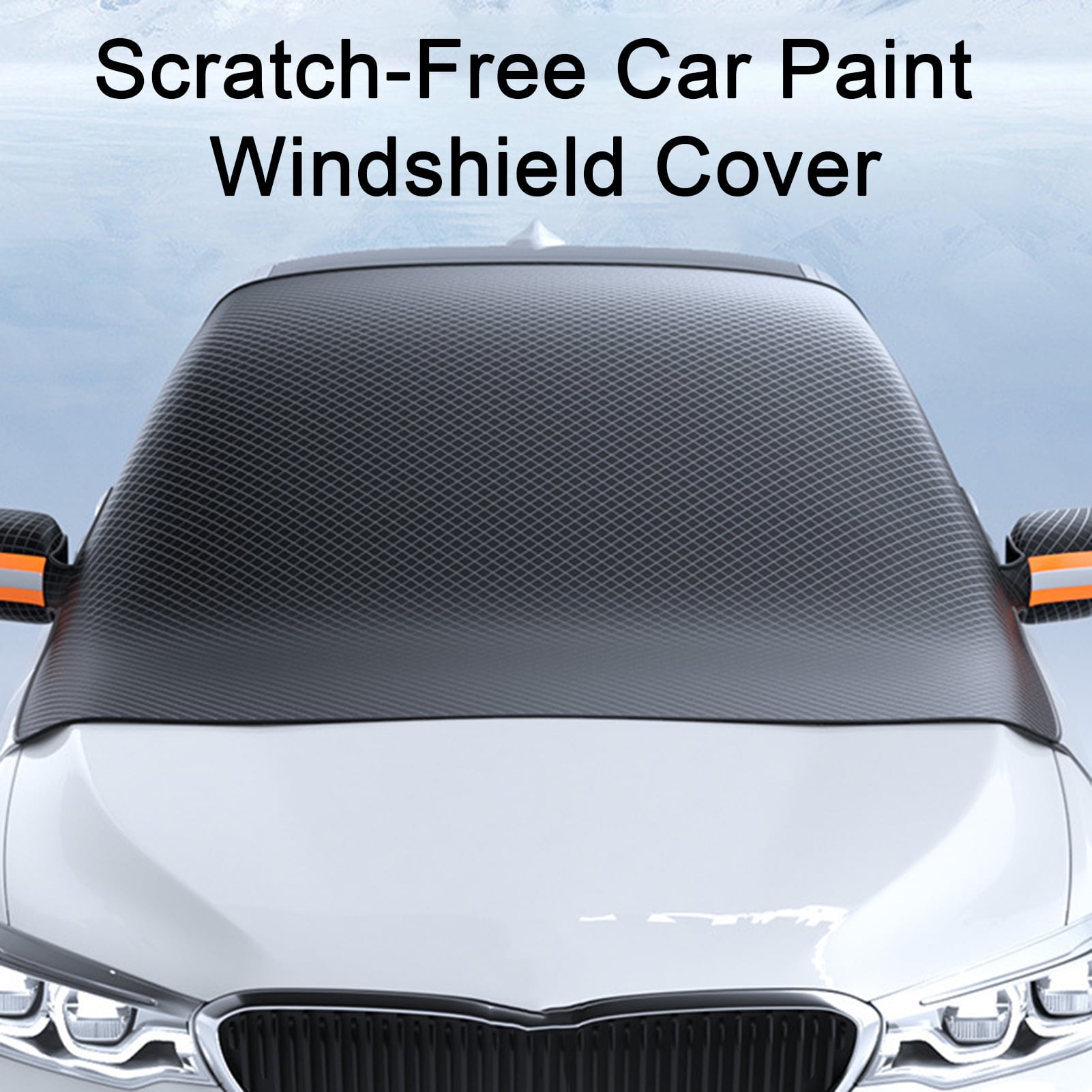 Mdesiwst Universal Car Half Cover Sunproof Waterproof Heat Insulation ...