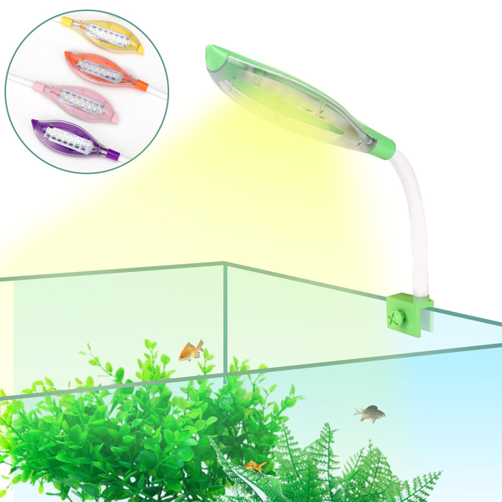 Mdesiwst Usb Fish Tank Light Led Fish Tank Light Usb Powered Super ...