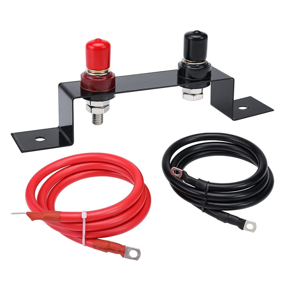 Mduoduo 1.2m Battery Jump Post Waterproof Copper Battery Relocation Kit ...
