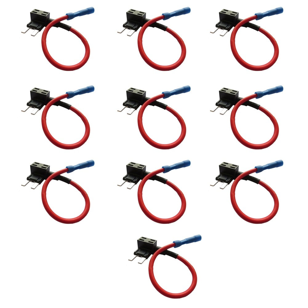 Mduoduo 10x ATO ATC Blade Fuse TAP Dual Circuit Adapter Auto CAR ...
