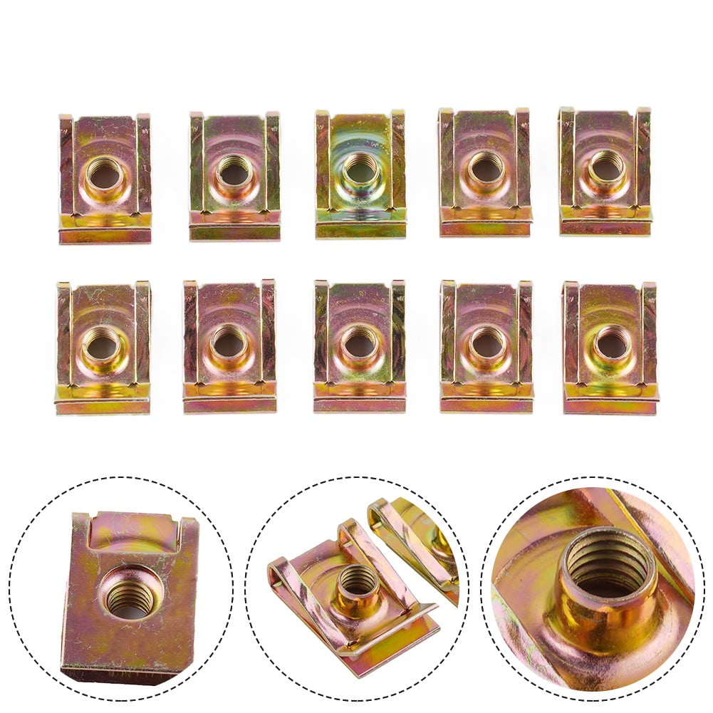 Mduoduo 10x M6 6mm Sportbike Fairing Spire Speed Clips Clamp Fastener ...