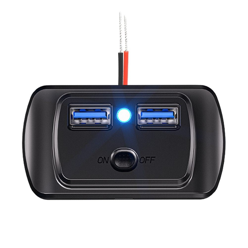 Mduoduo 12V Vehicle USB Charger with Dual Ports and Fast Charging ...