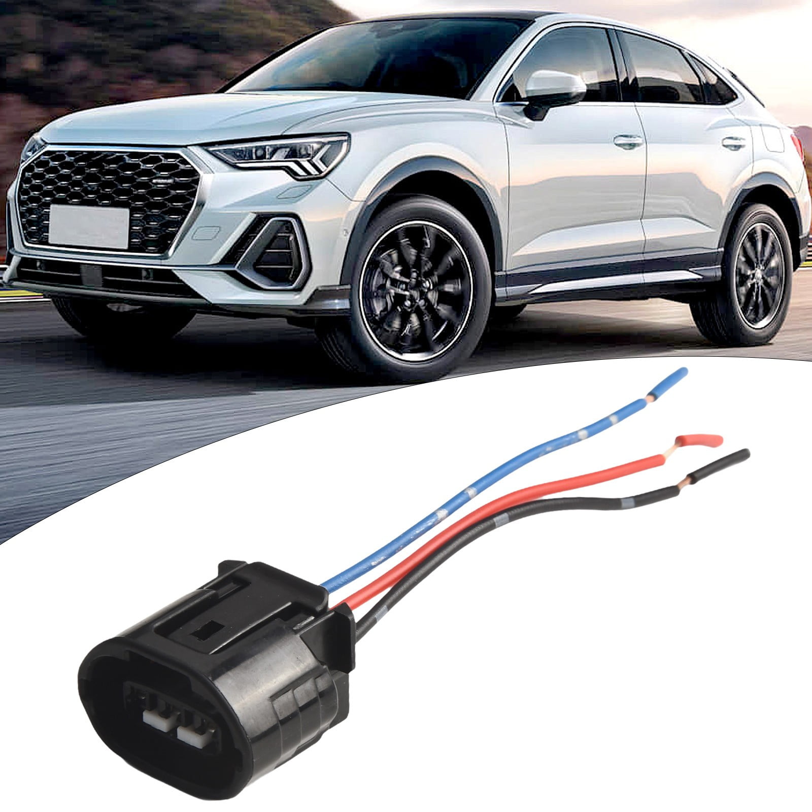 Mduoduo 1pc Auto 12V Connector With 20cm Wire Alternator 3-Wire Plug ...