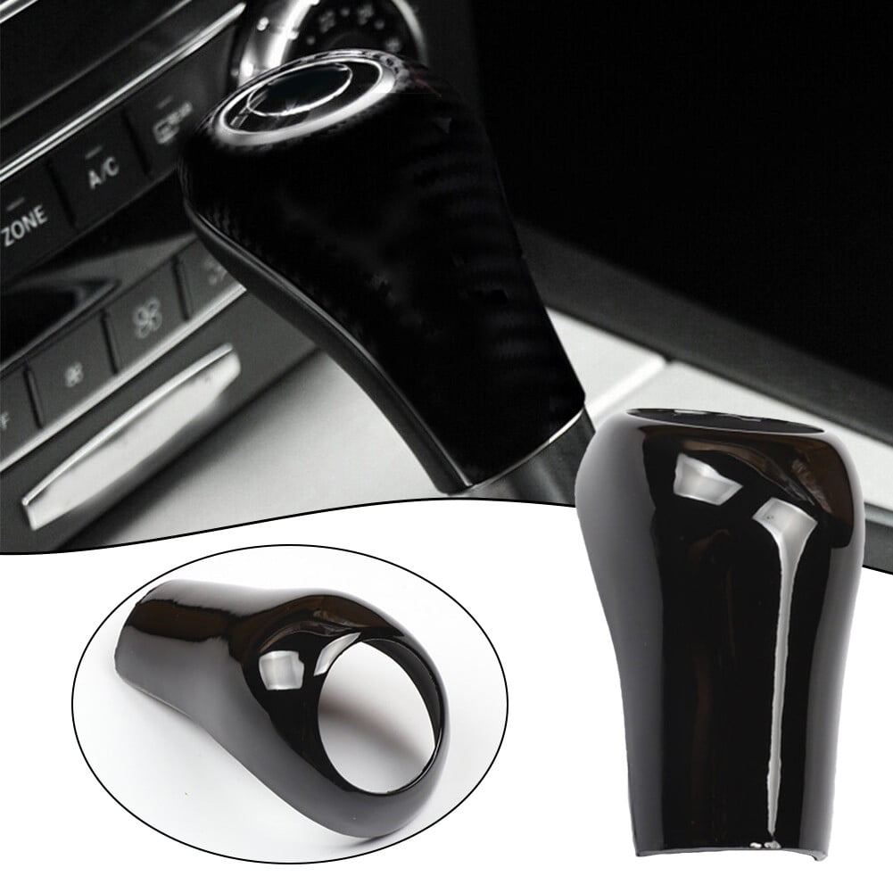 Mduoduo 1x Car Gear Shift Knob Cover Shift Lever Head Ball Cover Carbon ...