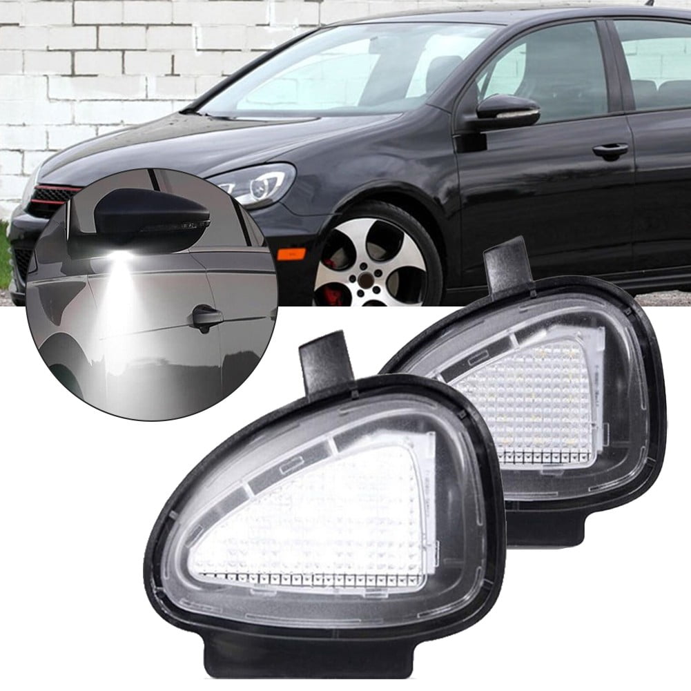 Mduoduo 2pc LED Side Mirror Puddle Lights No Error For Golf 6 For MK6 ...