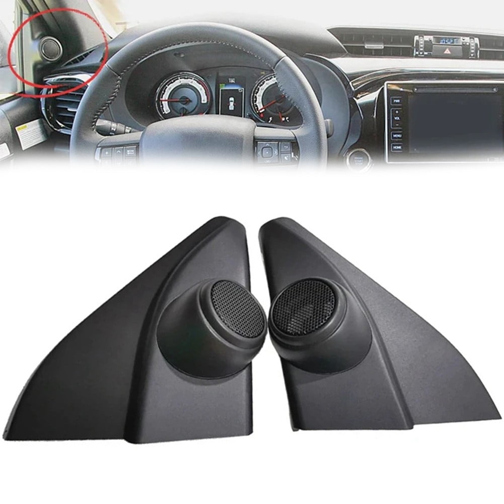 Mduoduo 2pcs Black Door Tweeters Speaker Sound Panel Cover Trim For ...