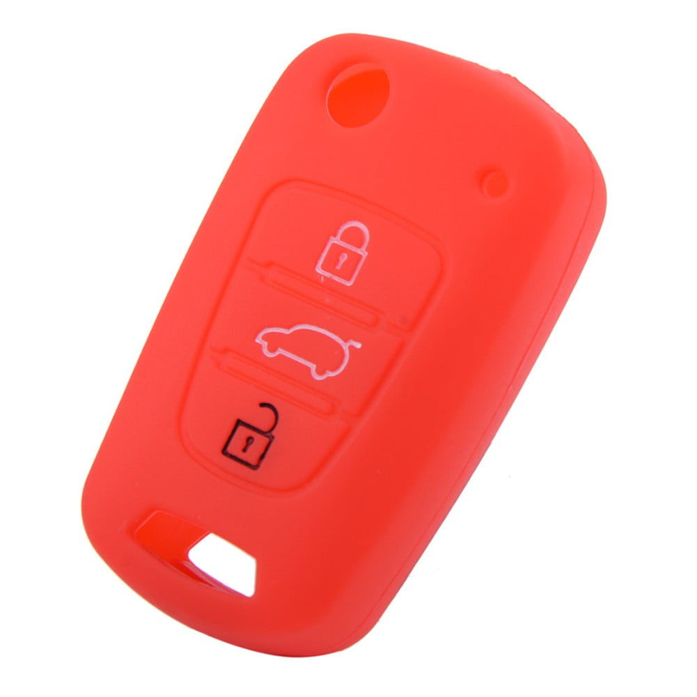 Mduoduo 3 Buttons Silicone Car Key Cover Case For Kia RIO K2 For ...