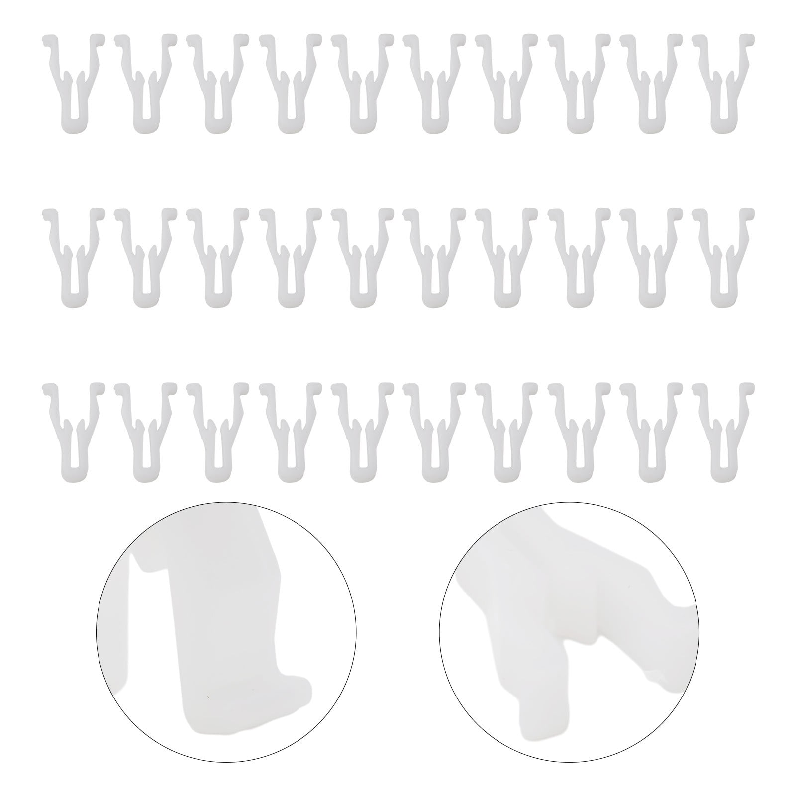 Mduoduo 30pcs White Nylon Switch Bezel Clips for Toyota 4Runner Lexus ...