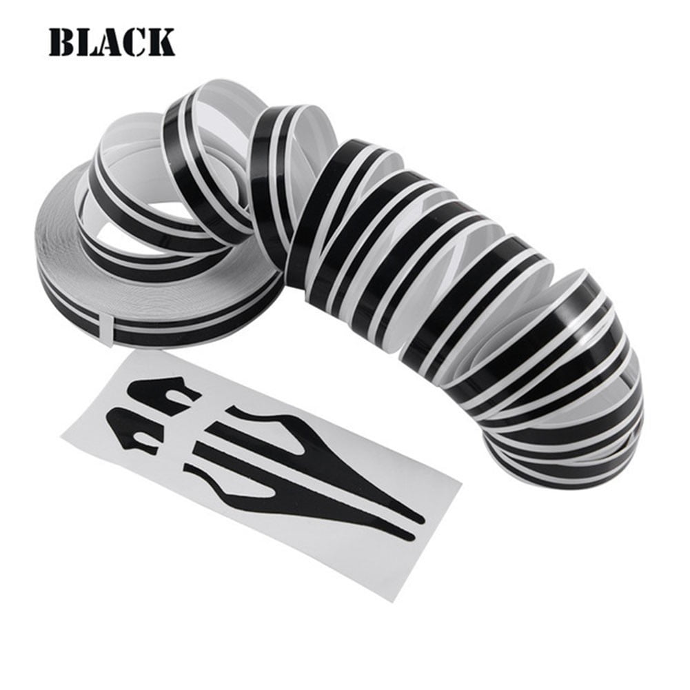 Mduoduo 32Feet Vinyl Pinstriping Pin Stripe Double Line Car Tape Decal ...