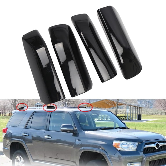 Mduoduo 4X Roof Rack Rail Cover End Protection Exterior For Toyota For ...