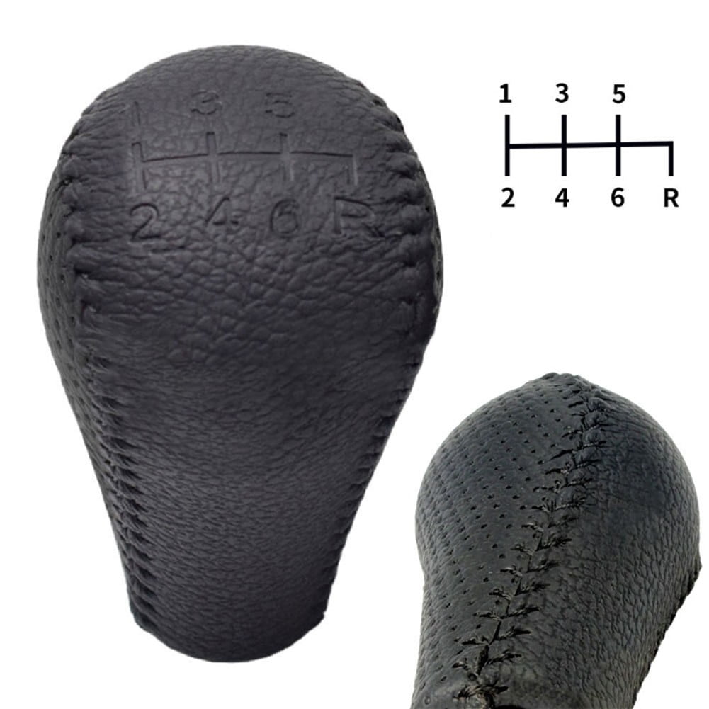 Mduoduo 6 Speed Leather Gear Shift Knob for Nissan Navara D40 Frontier ...