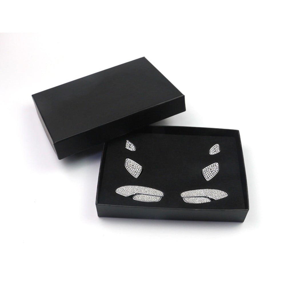 Mduoduo 8pcs Adjustment Button Trim Interior Decoration Diamond For ...