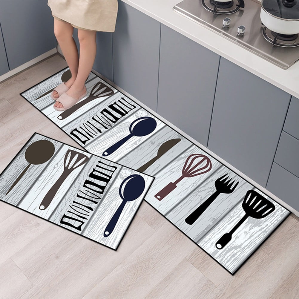 Mduoduo Non-Slip Area Rug, Washable, Waterproof, Anti-Oil Kitchen ...