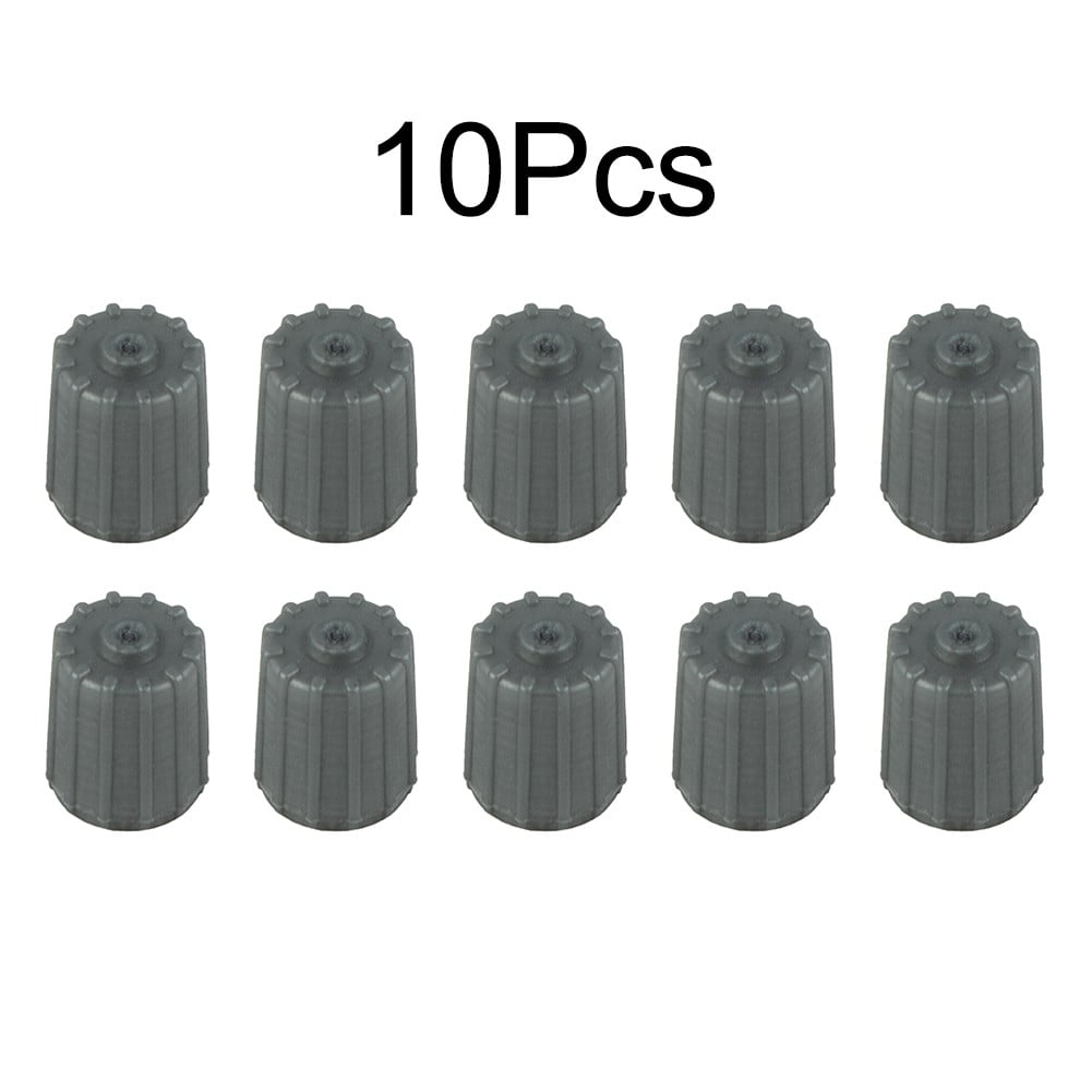 Mduoduo For Car 10Pcs/Set Plastic Gray Tire Valve Stem Cap Tpms Tire ...