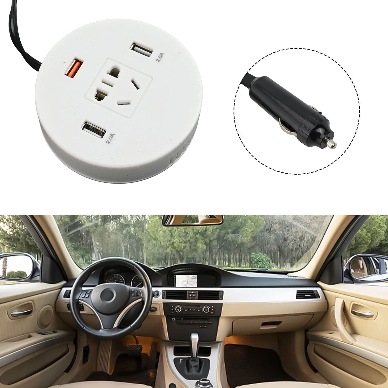 Mduoduo Car Inverter Power Inverter 12V To 110V Car Outlet Adapter 12V ...