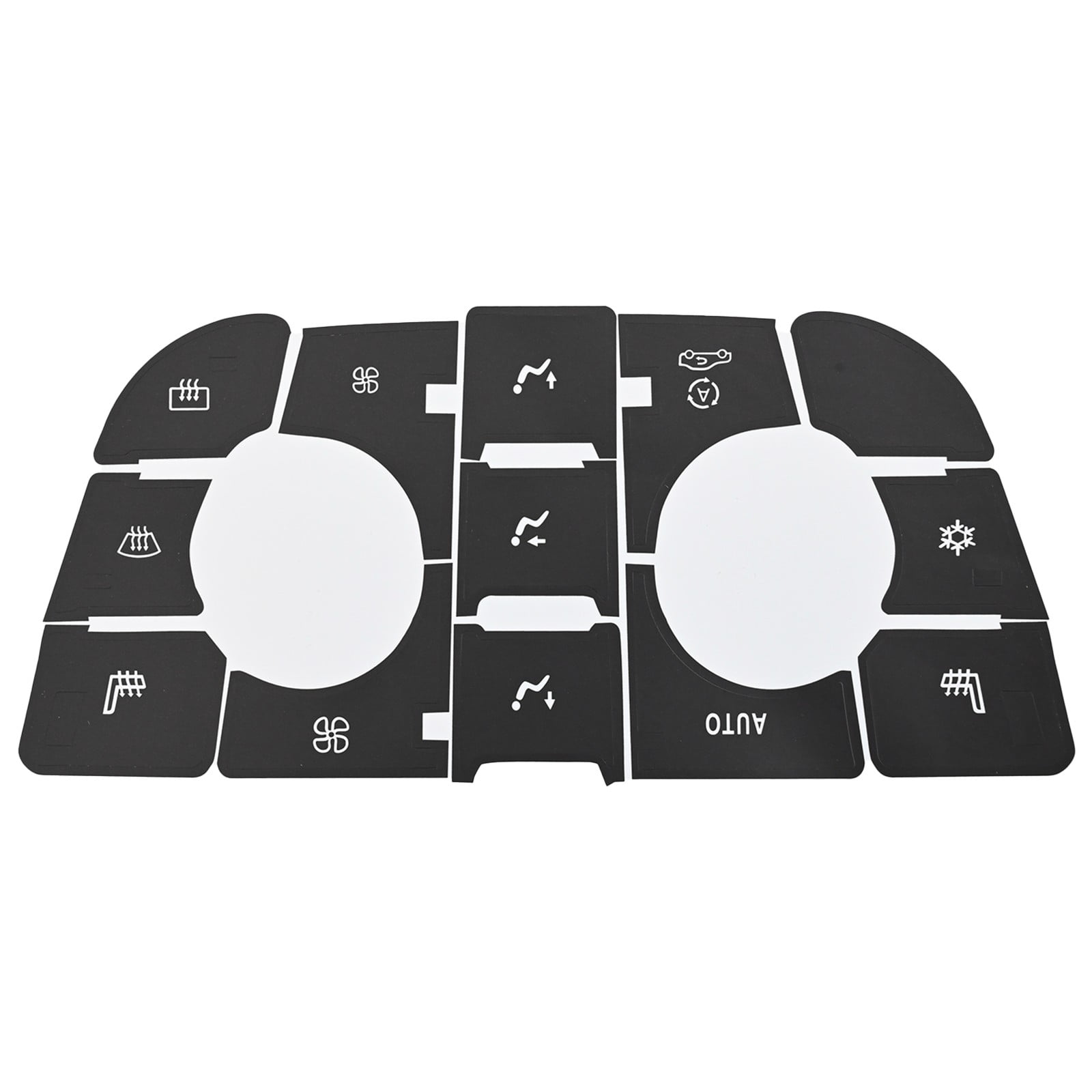 Mduoduo Car Radio Button Repair Decals Stickers Multimedia Button Frame ...