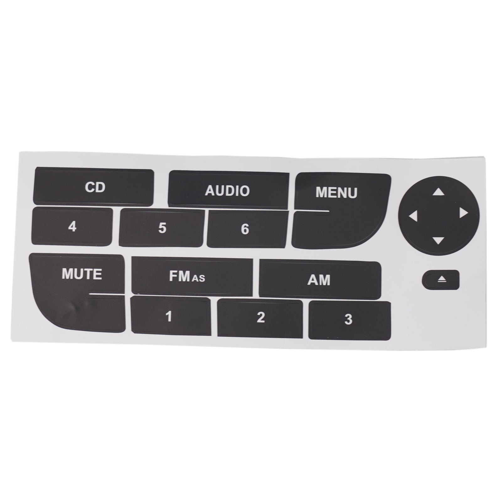 Mduoduo Car Radio Button Sticker Front CD Repairing Decal For Fiat For ...