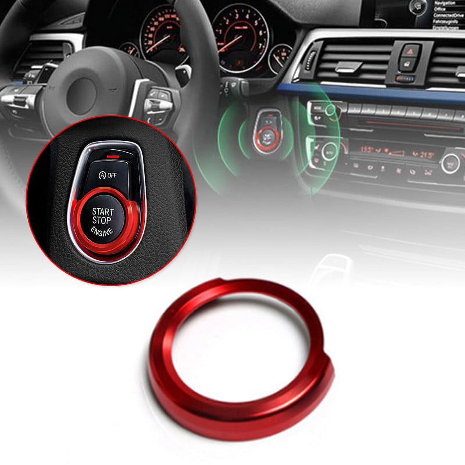Mduoduo Car Vehicle Keyless Ignition Knob For BMW 1 2 3 Red Switch ...