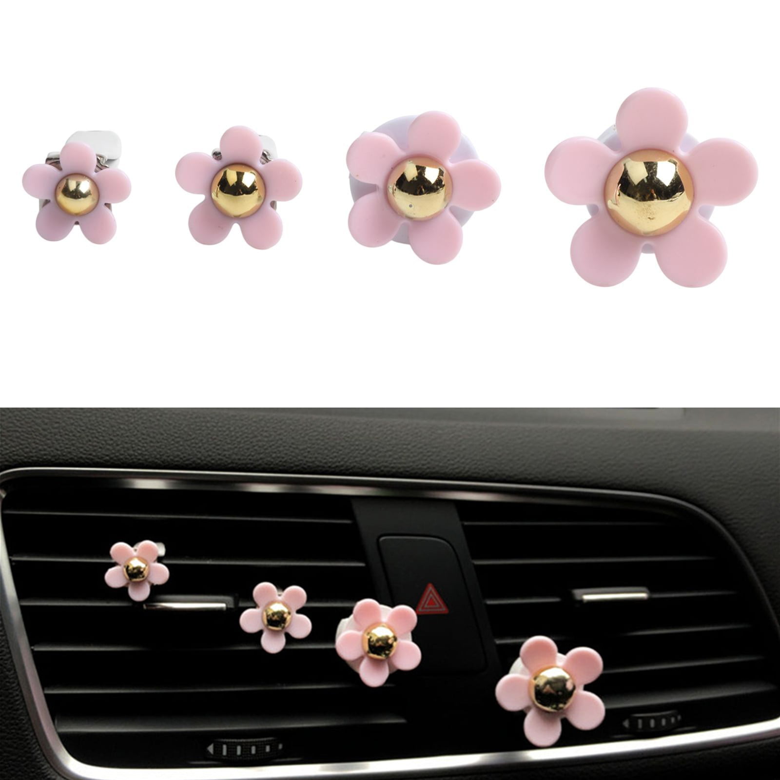 Mduoduo Car Vents Perfume Clip Garnish Interior Pink Plastic ...