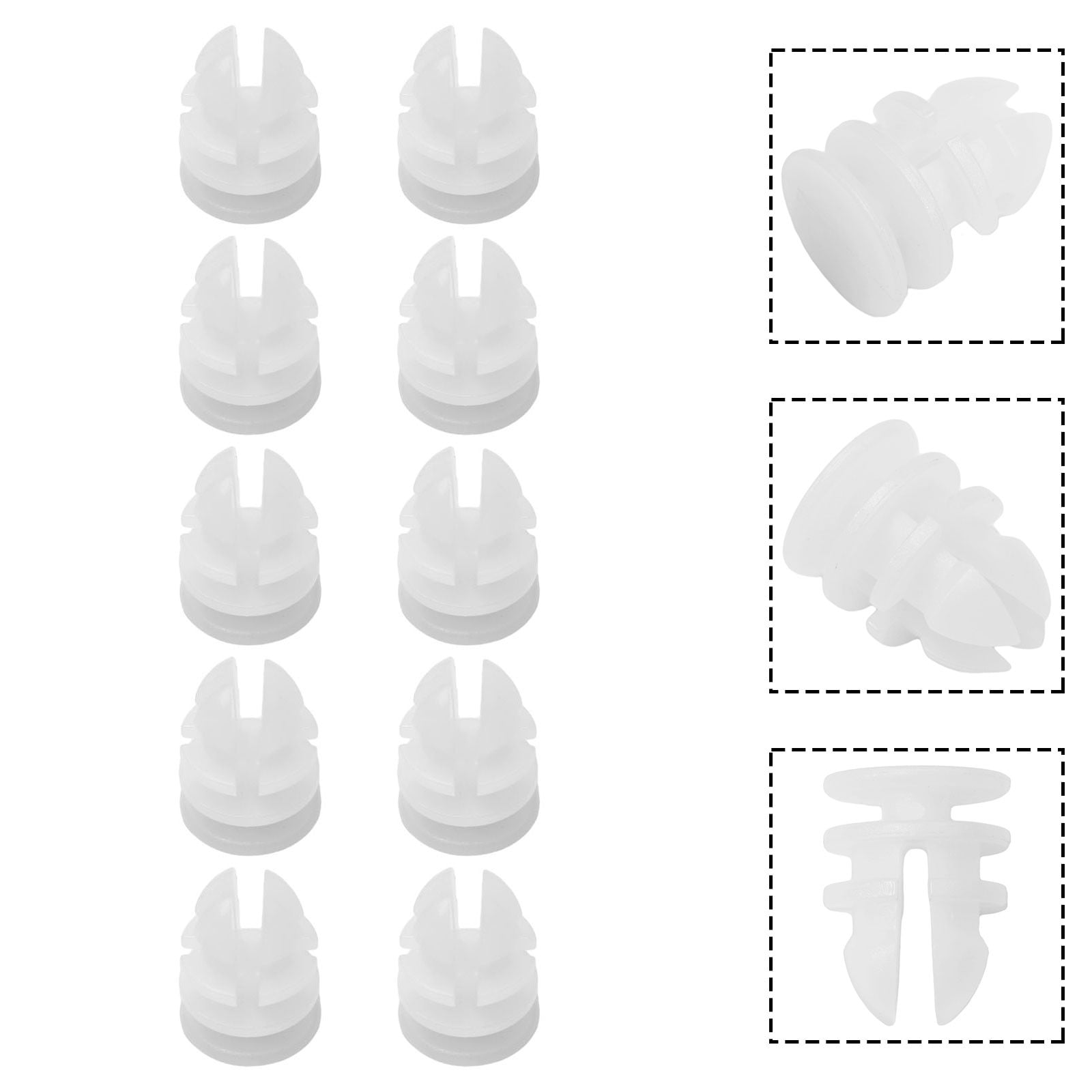Mduoduo Clips RETAINERS Rivets 10pcs 092696-00-B COWL & LUGGAGE Car ...