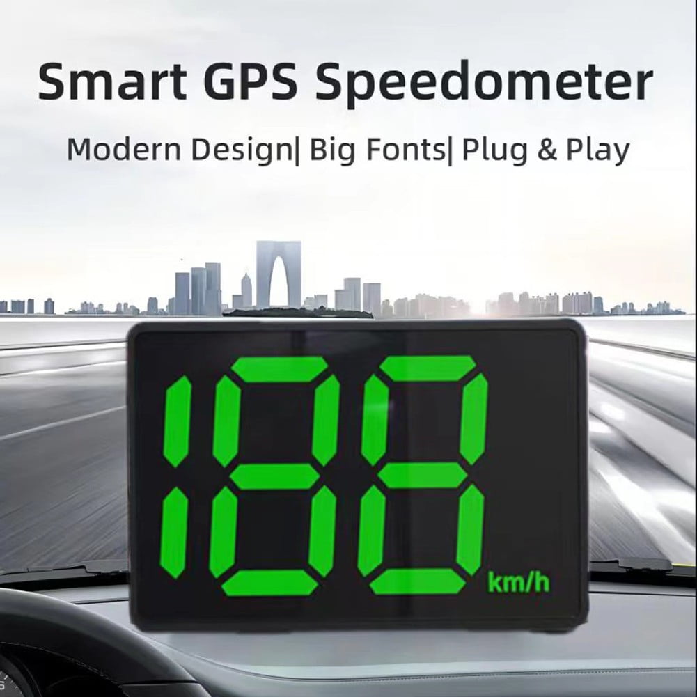 Mduoduo Digital Car HUD GPS Speedometer Head Up Display KMH/MPH 5V ...