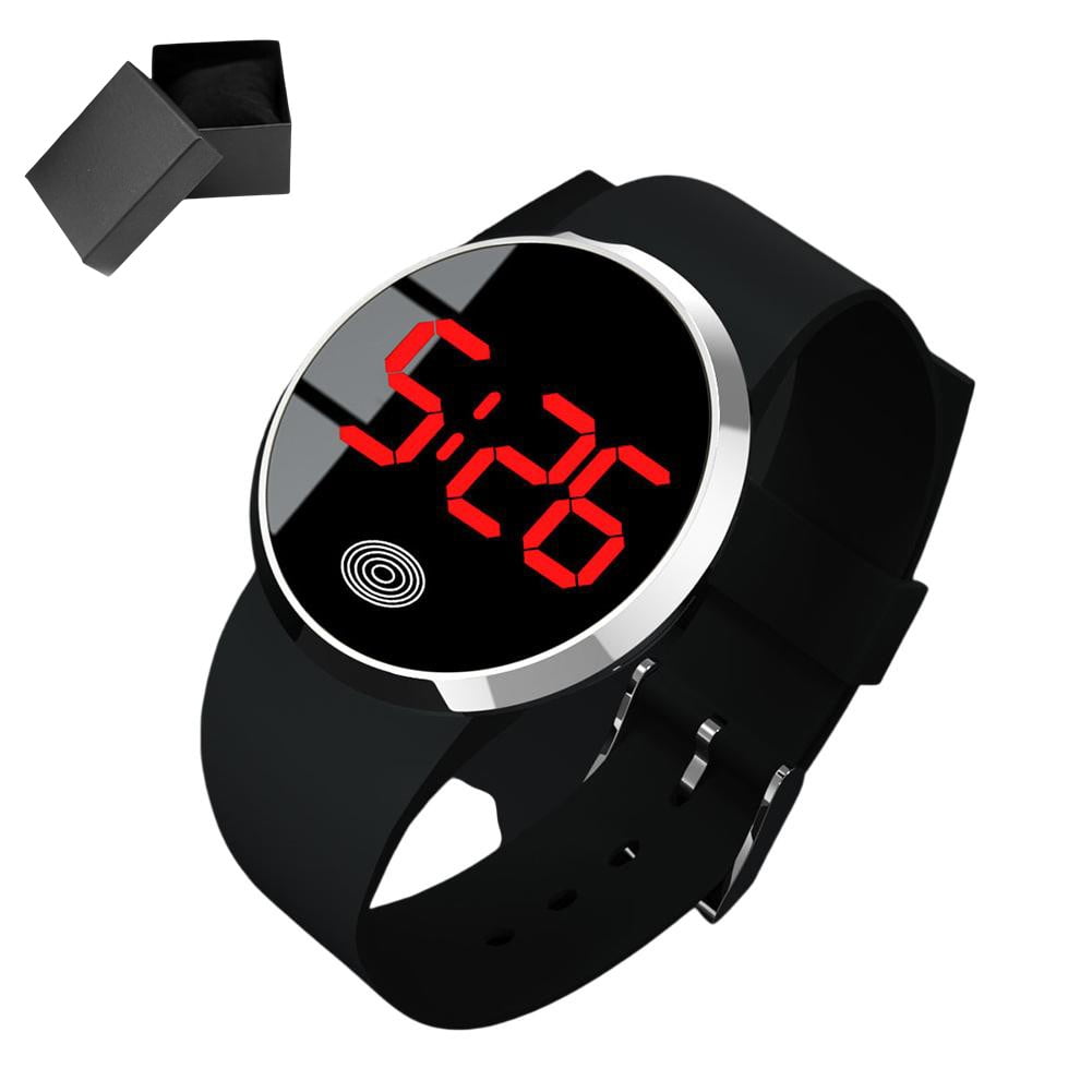Mduoduo Fashion Plastic Watch LED Electronic Watch Clear Hour Display ...