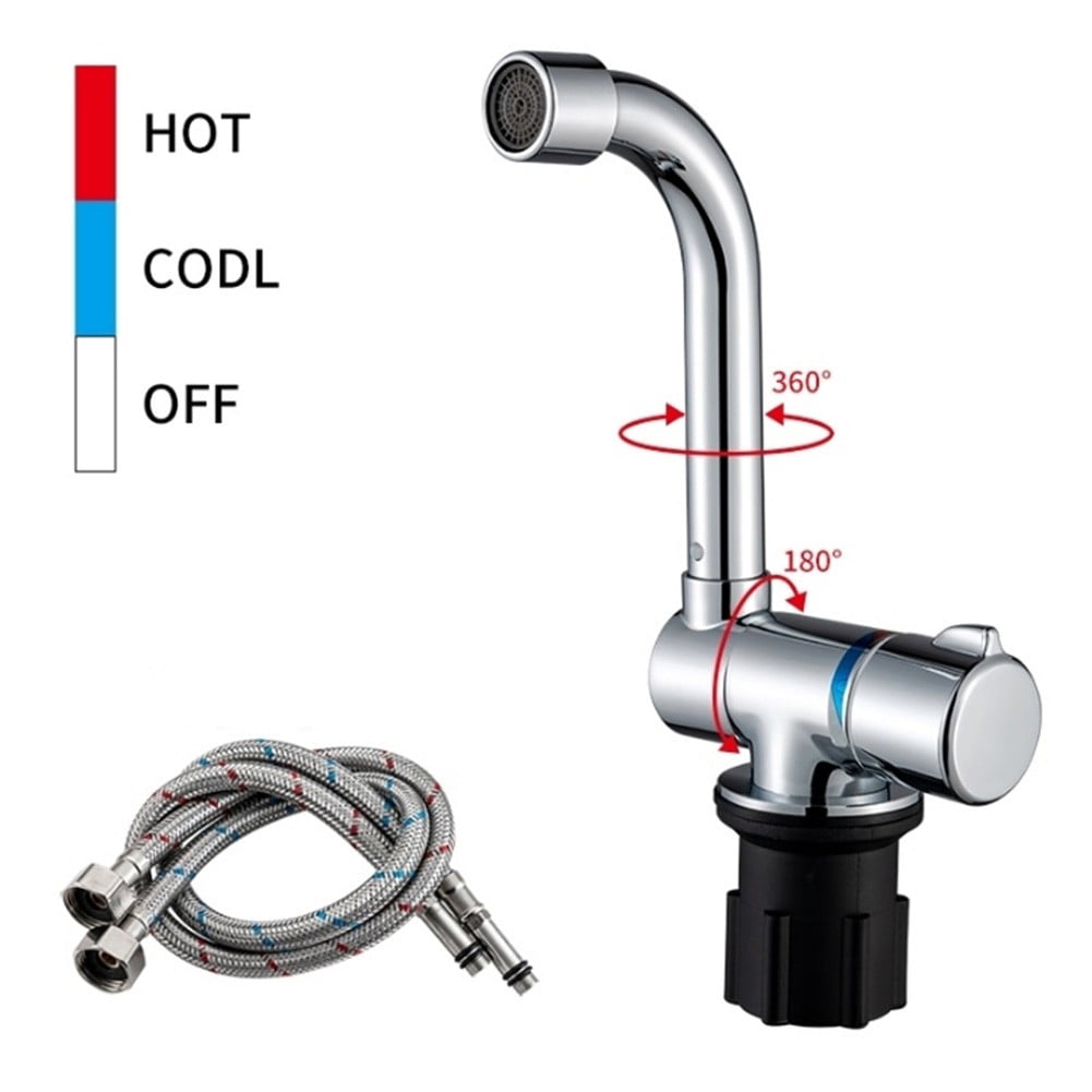 Mduoduo Foldable Faucet for Motorhome For 360°Rotation Kitchen Faucet ...