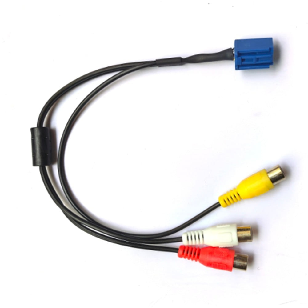 Mduoduo For Car for RCA Adapter for VTR Cable For Toyota 6 Pin Blue AV ...