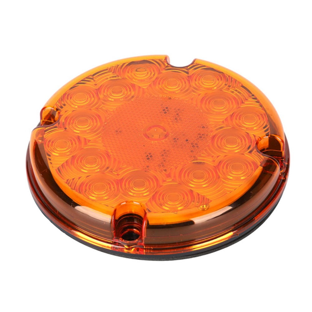 Mduoduo LED Round Strobe Beacon Light 7 Inch Rear Flash Brake Lamp 12V ...