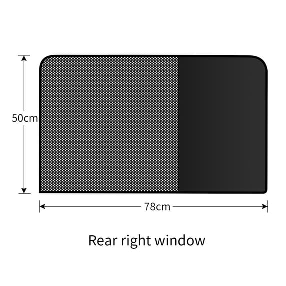 Mduoduo Magnetic Car Side Window Sun Shade Cover Visor Mesh Shield UV ...