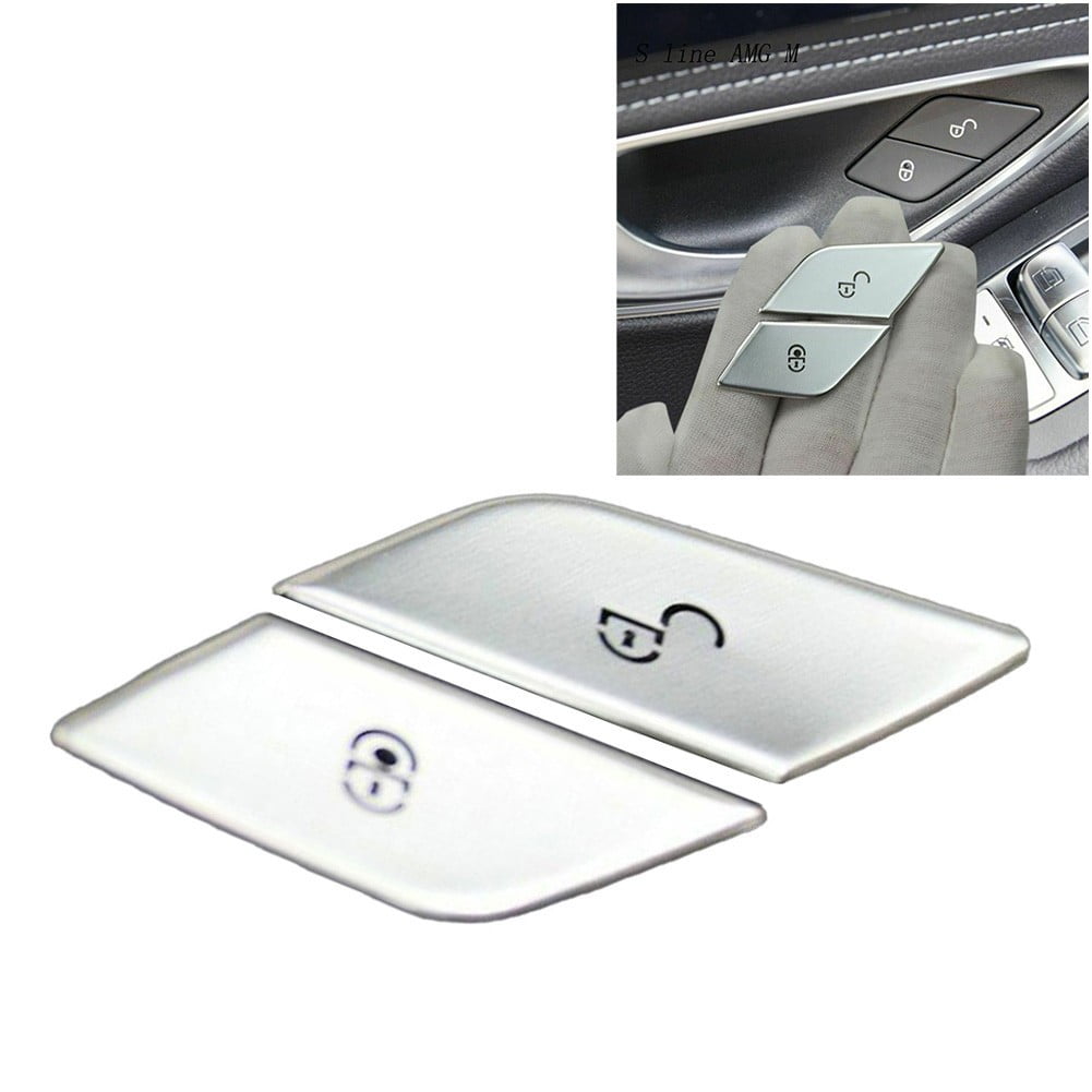 Mduoduo for Mercedes-Benz Door Lock Switch Button Sticker for C Class ...