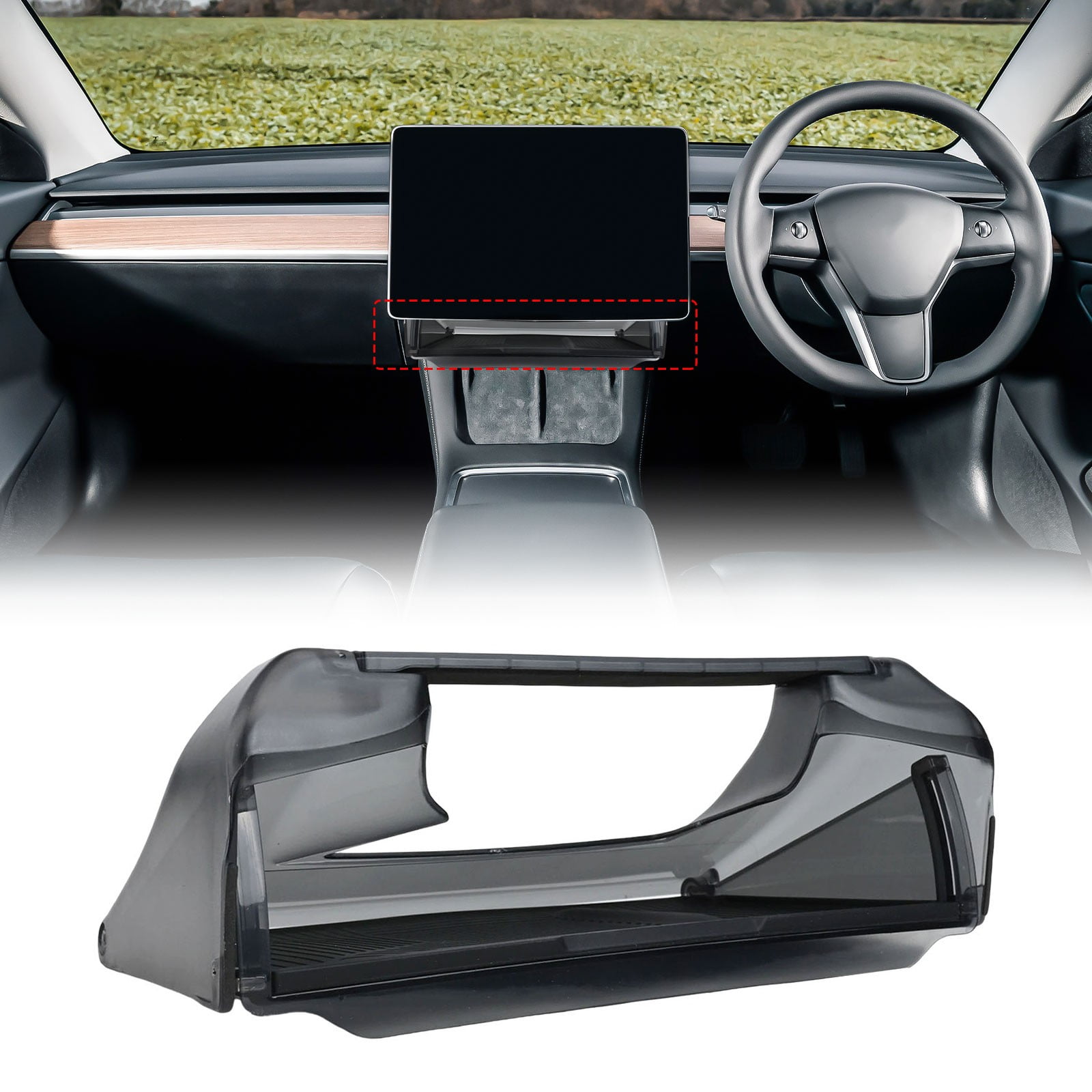 Mduoduo Organize Your Essentials with For Tesla's Under Screen Storage ...