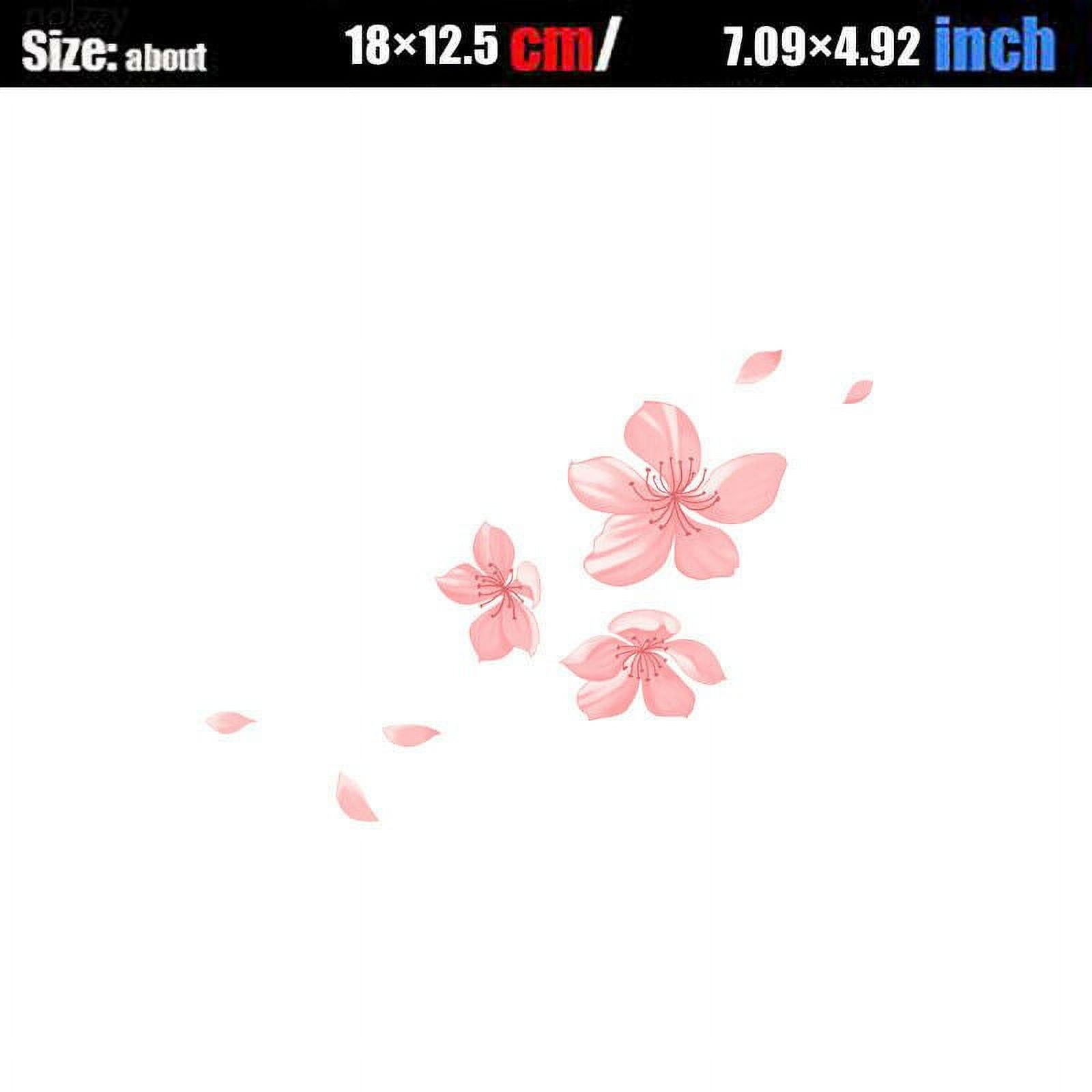 Mduoduo Pink Cherry Blossom Vinyl Car Sticker Auto Flower Decal ...