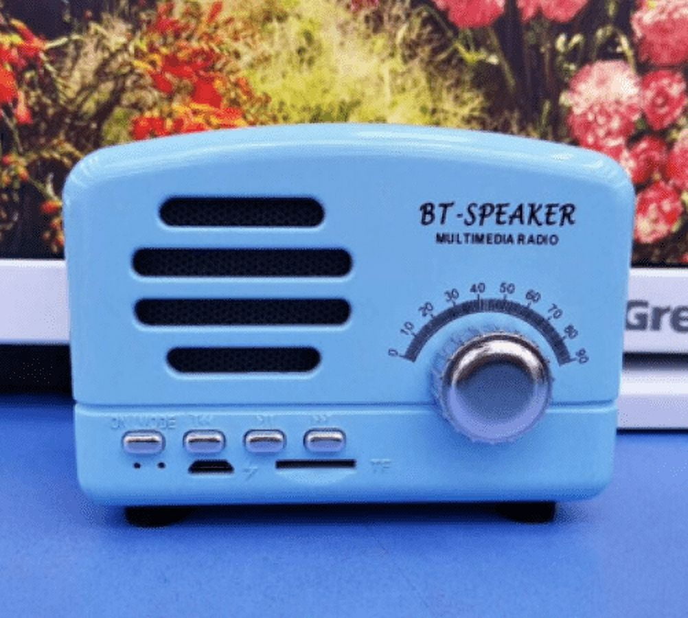 Mduoduo Retro Radio Bluetooth-Compatible Speaker Mini Wireless Radio ...