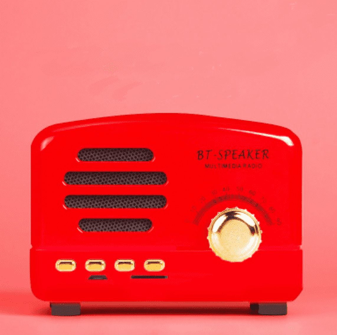 Mduoduo Retro Radio Bluetooth-Compatible Speaker Mini Wireless Radio ...