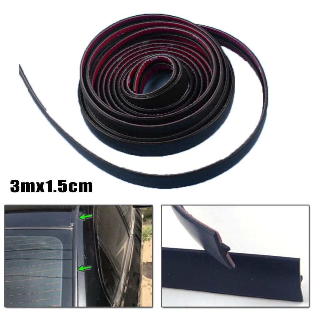 Mduoduo Rubber Seal Strip Car Black 3 Meter*1.5cm Rubber Edge ...