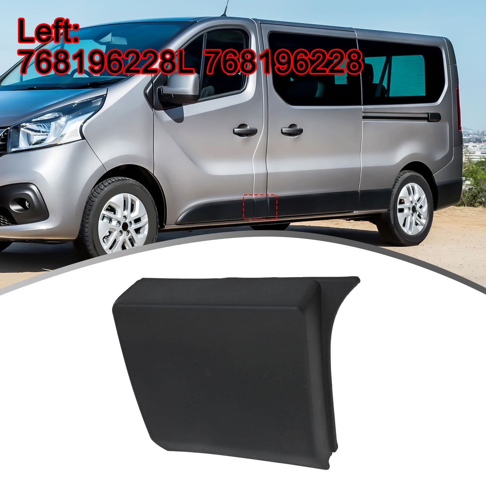 Mduoduo Side Moulding Trim Panel Left Or Right For Vauxhall For Opel ...
