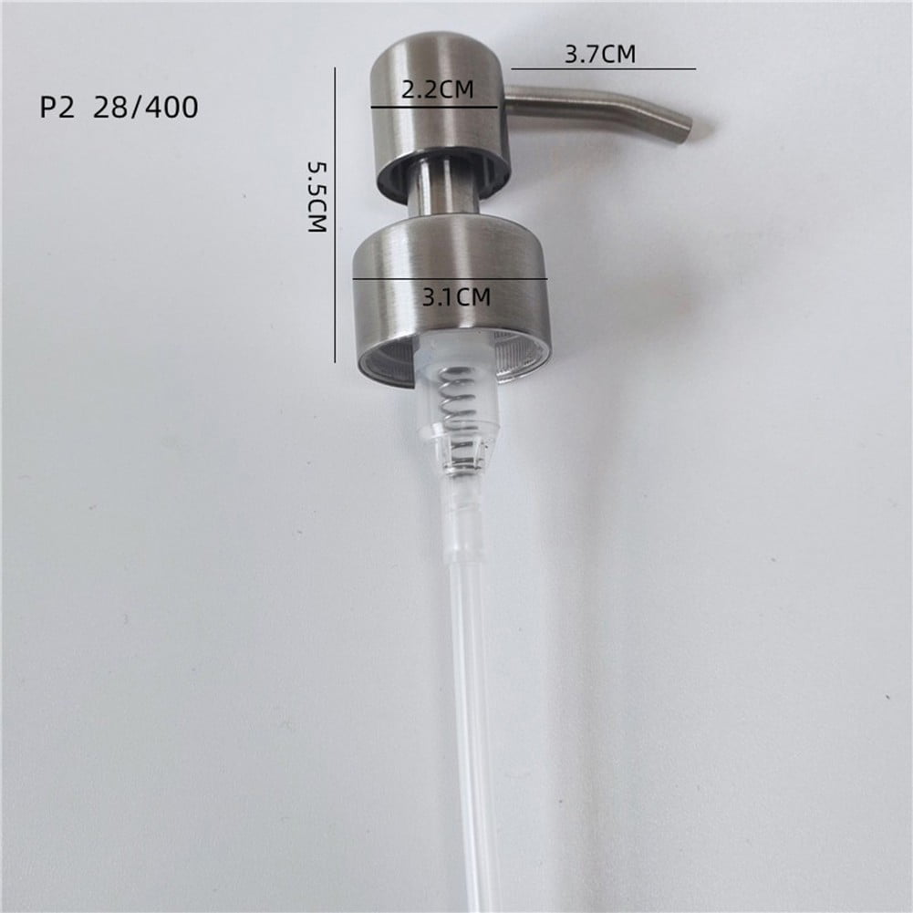 Mduoduo Stainless Steel Pump Head Emulsion Nozzle Soap Dispenser ...