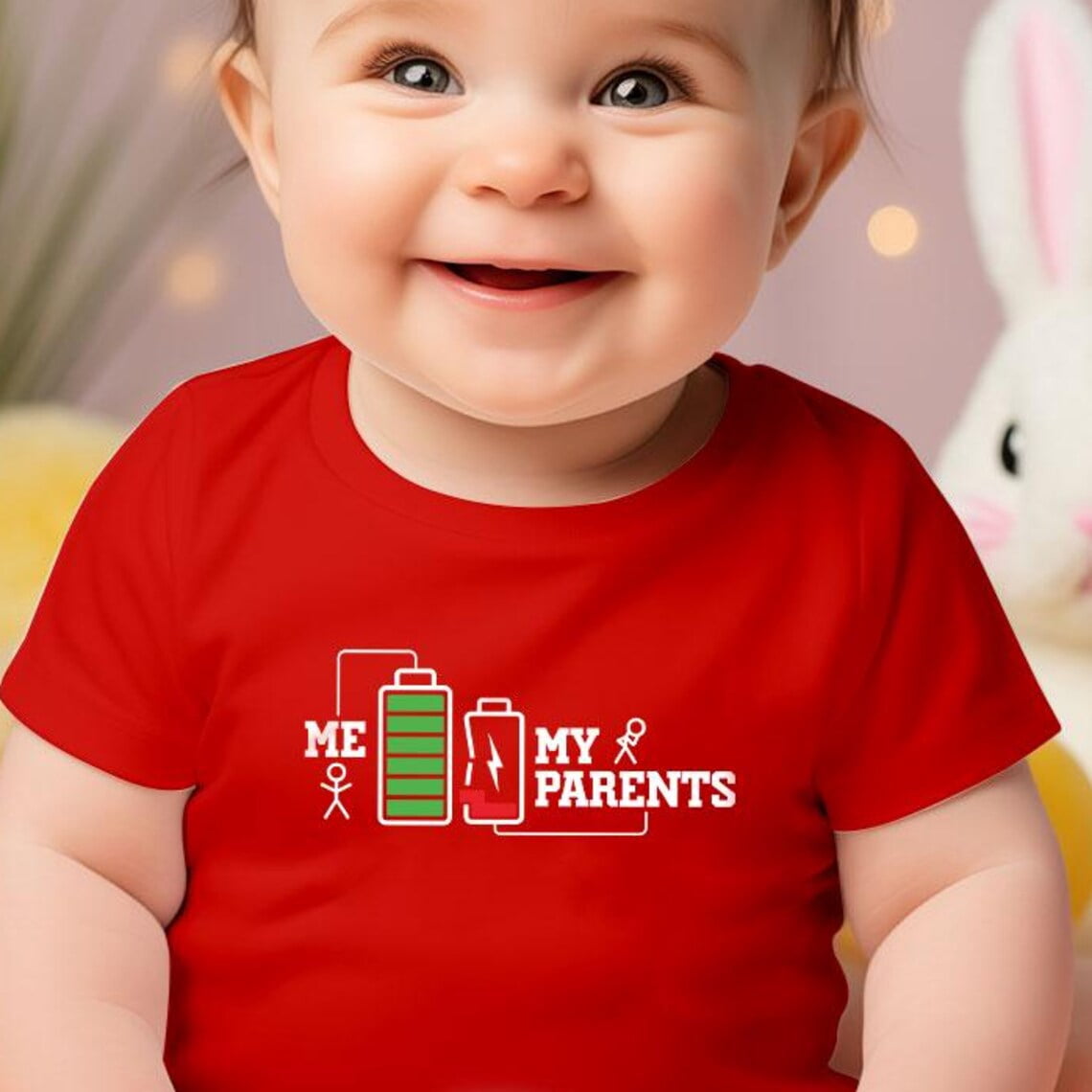 Me And My Parent Battery Kids Shirt, Funny, Funny Daddy Mommy Low ...