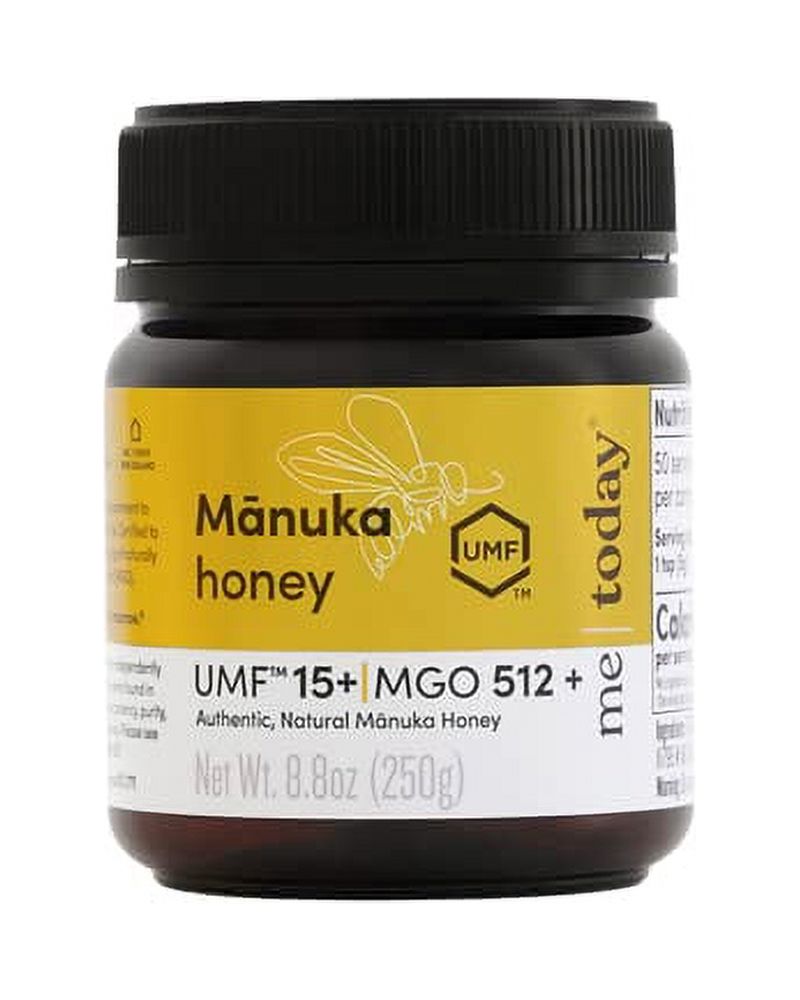 Me Today Manuka Honey - UMF 15+ MGO 512+ Authentic Raw (8.8oz) from New Zealand - Walmart.com