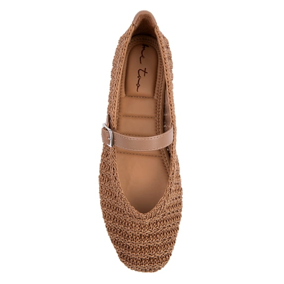 [Me Too Shoes Adult Women] Serenity Crochet Mary Jane Flat - Walmart.com