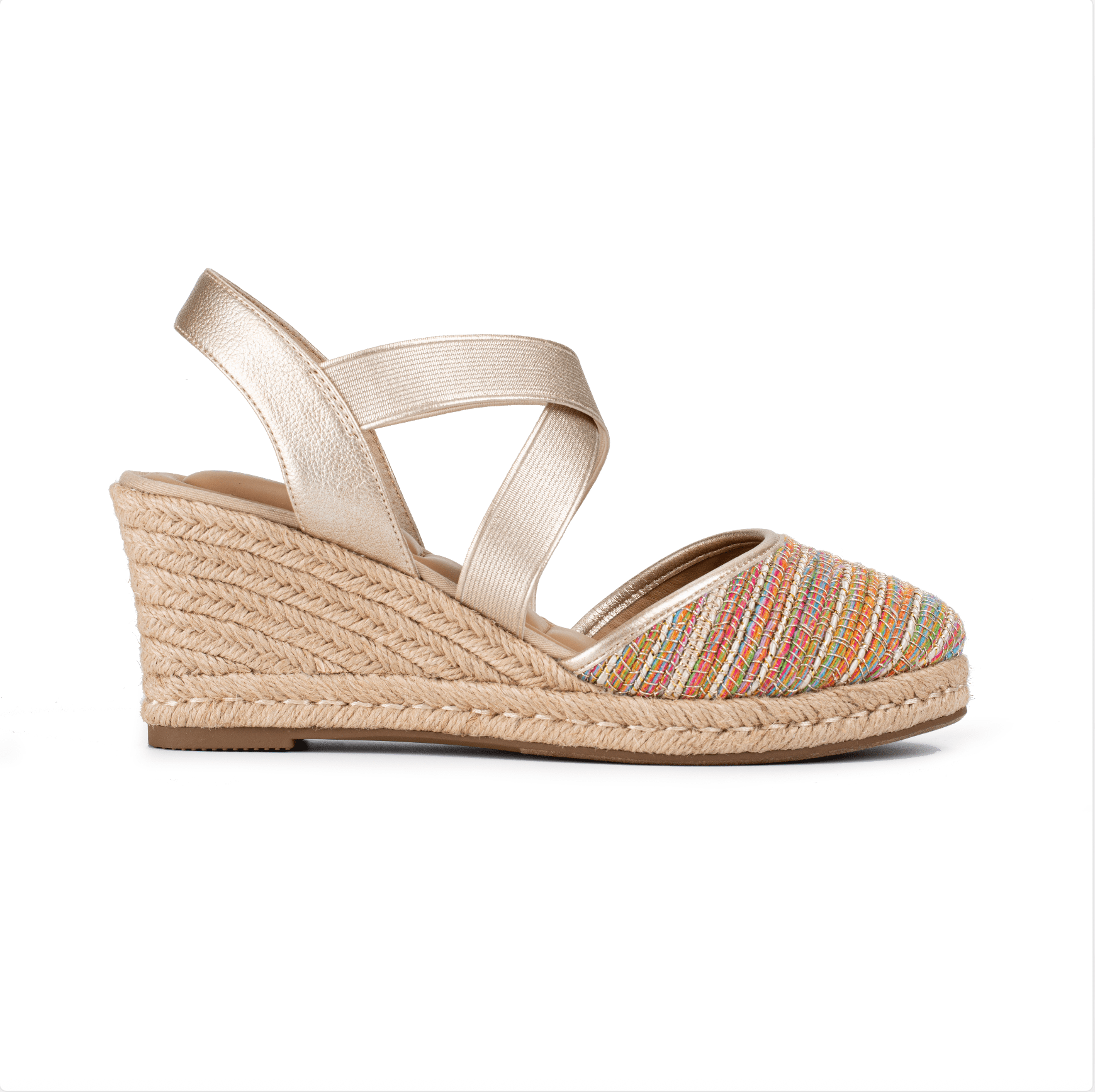 [Me Too Shoes Adult Women] Shiney Espadrille Wedge - Walmart.com