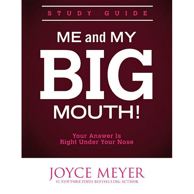 Me and My Big Mouth!: Your Answer Is Right Under Your Nose - Study ...