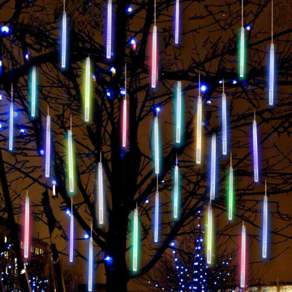 MeAddHome LED Meteor Shower Rain Lights Outdoor 30CM Waterproof ...