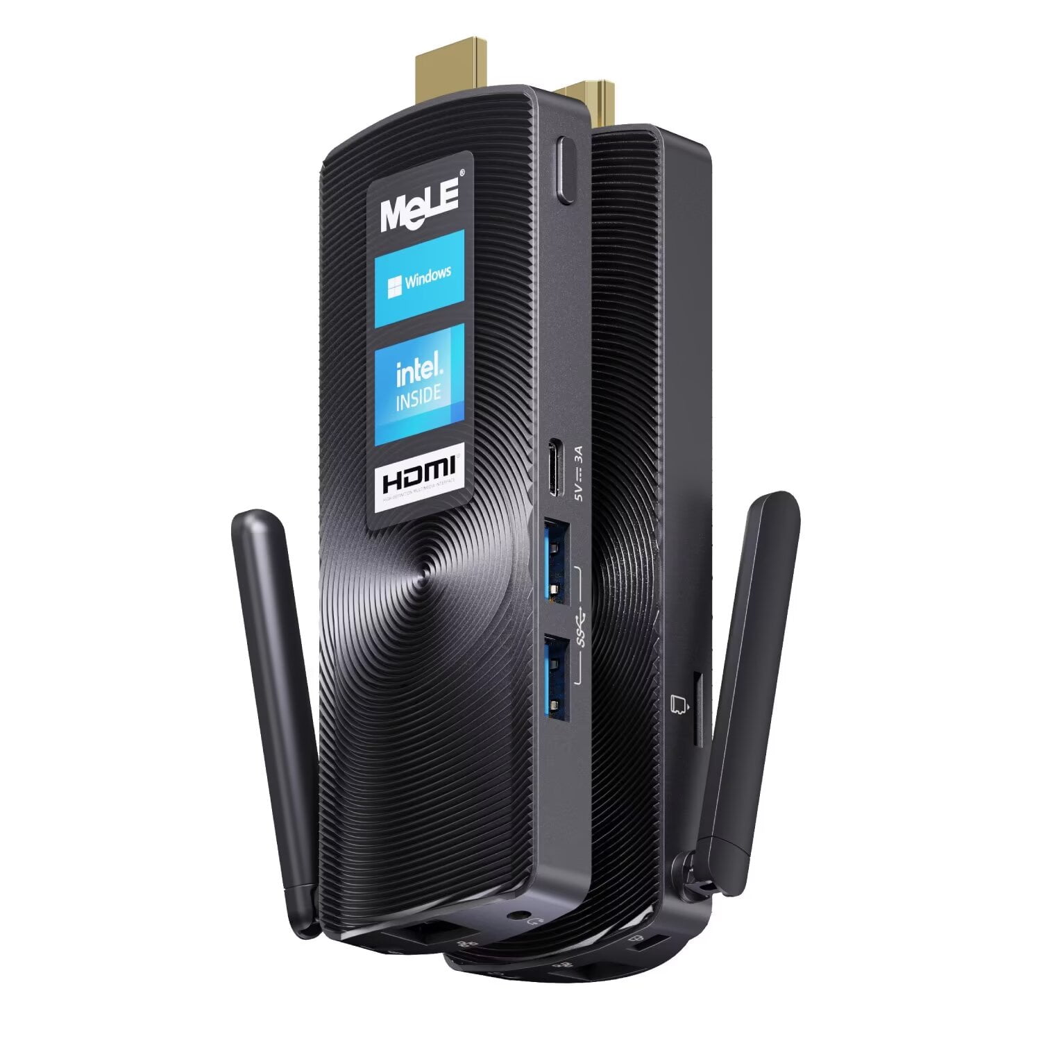 MeLE Fanless Mini PC Stick PCG02, Intel J4125 Windows 11 Pro 8GB 256GB ...