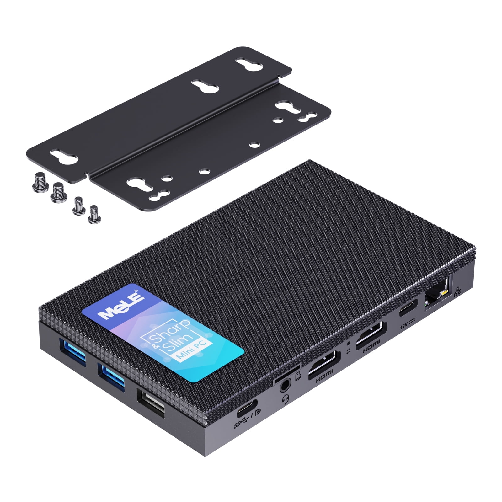 MeLE Intel N100 Mini PC Fanless Quieter4C 32GB 512GB USB-C Mini Desktop ...