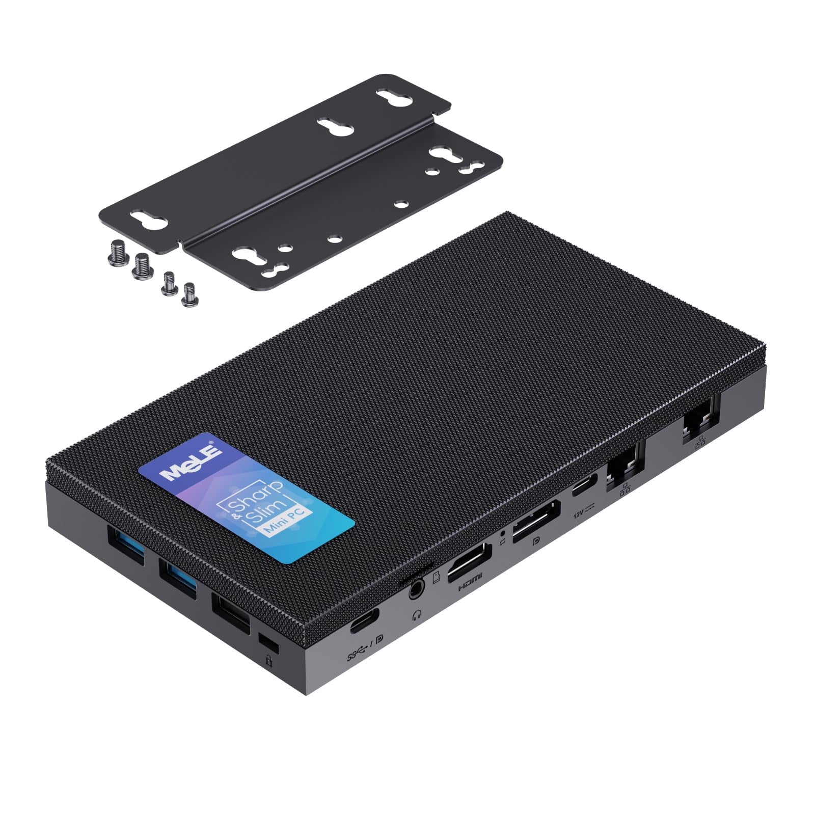 MeLE Quieter DL Fanless N100 Mini PC Windows 11 Pro 8GB LPDDR4x 256GB ...